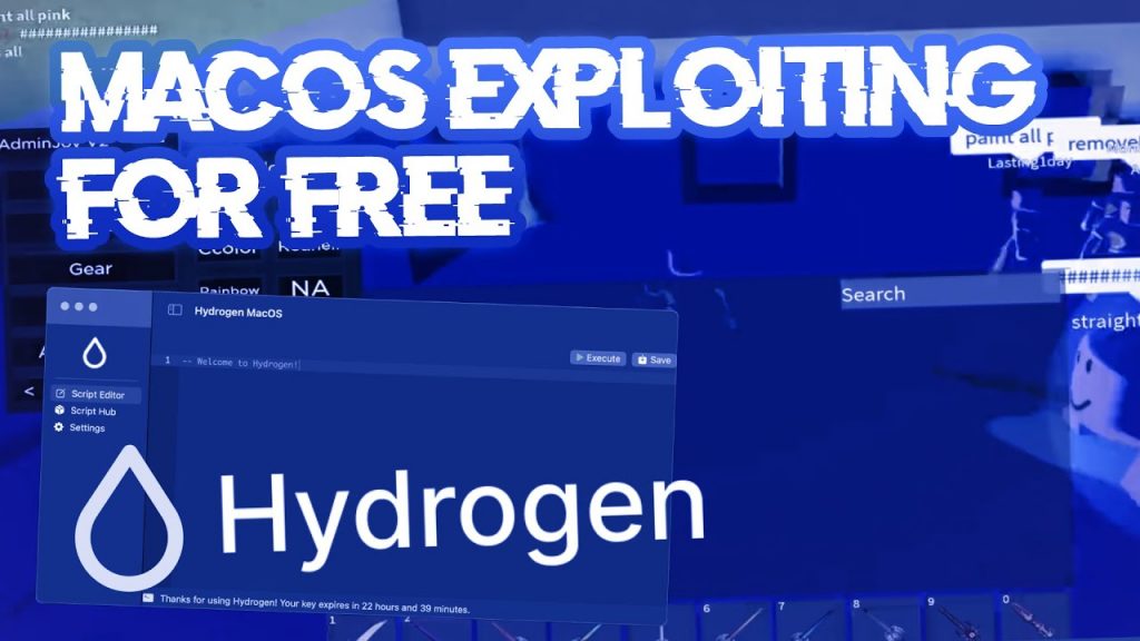 MAC EXPLOIT FOR ROBLOX | HYDROGEN EXECUTOR